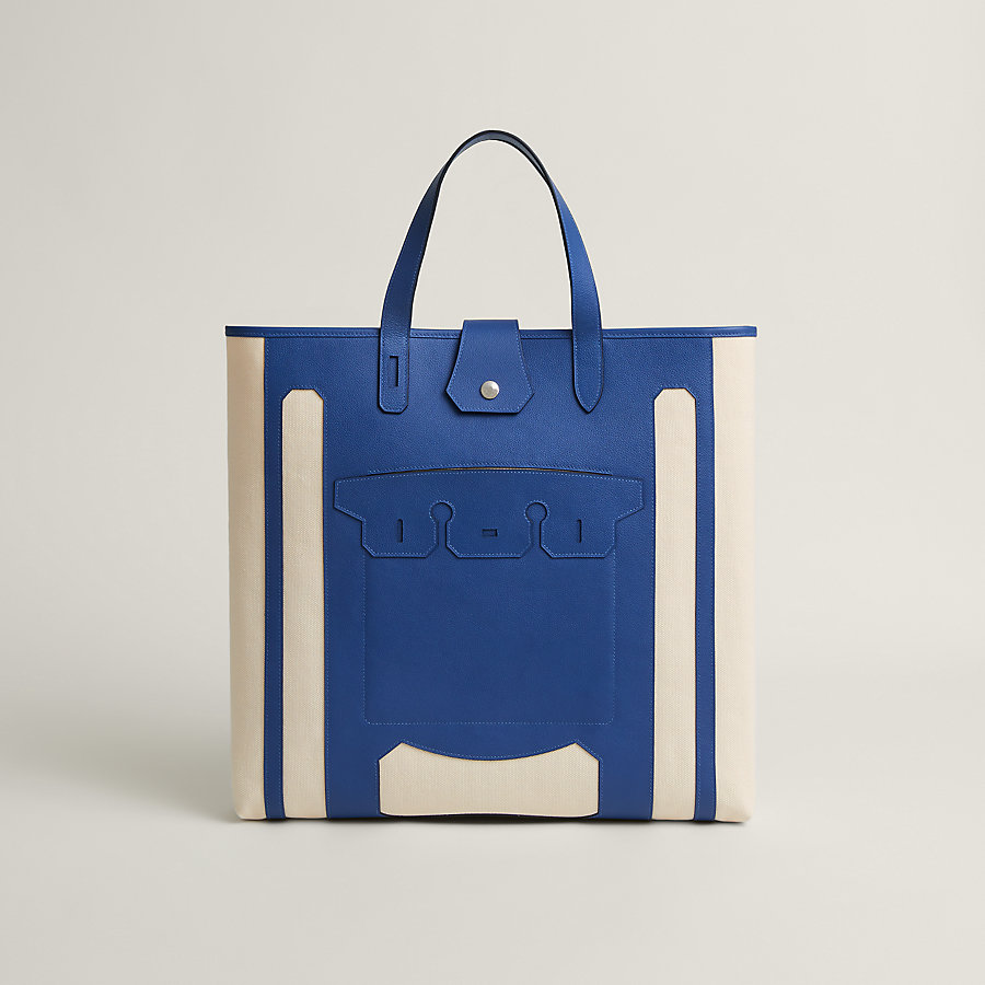 Bolso con aplique Monsieur B tamano grande Hermes Espana